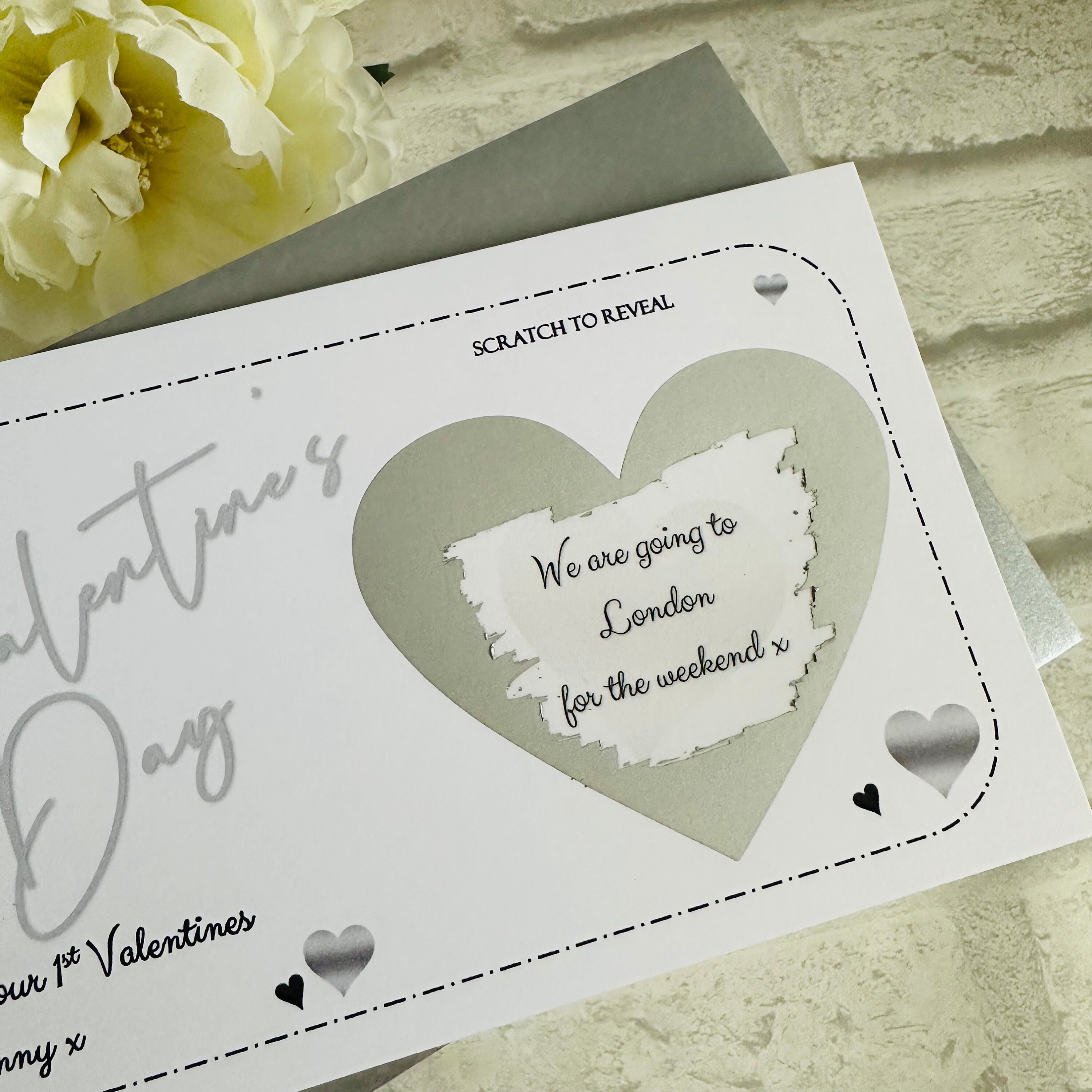 Valentines Scratch off Voucher - Valentine’s Day Gift Voucher ...