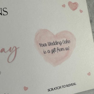 Personalised Gift Voucher Engagement Congratulations Scratch to Reveal ...