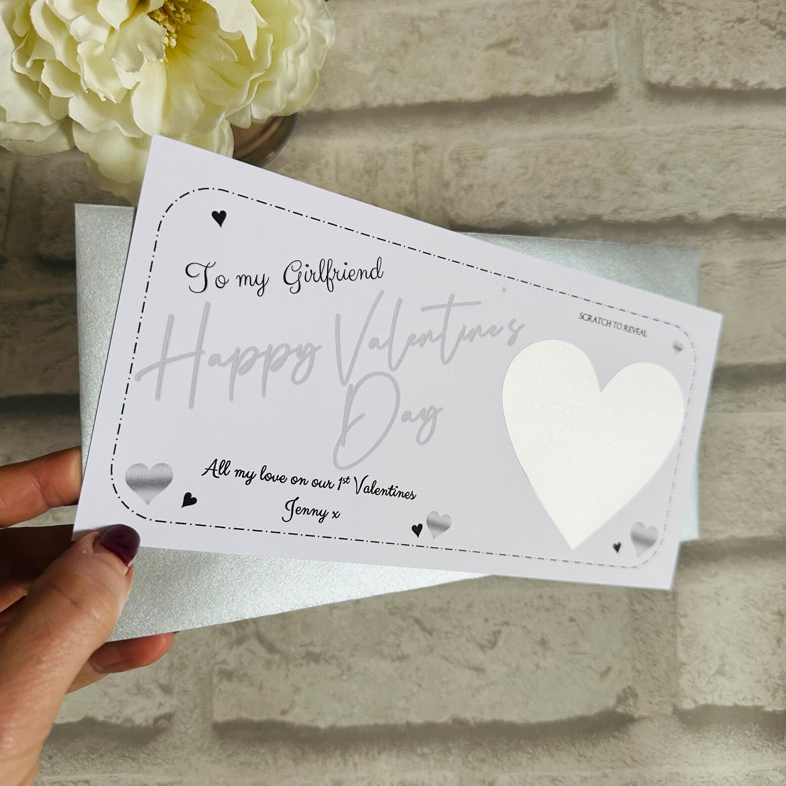 Valentines Scratch off Voucher - Valentine’s Day Gift Voucher ...