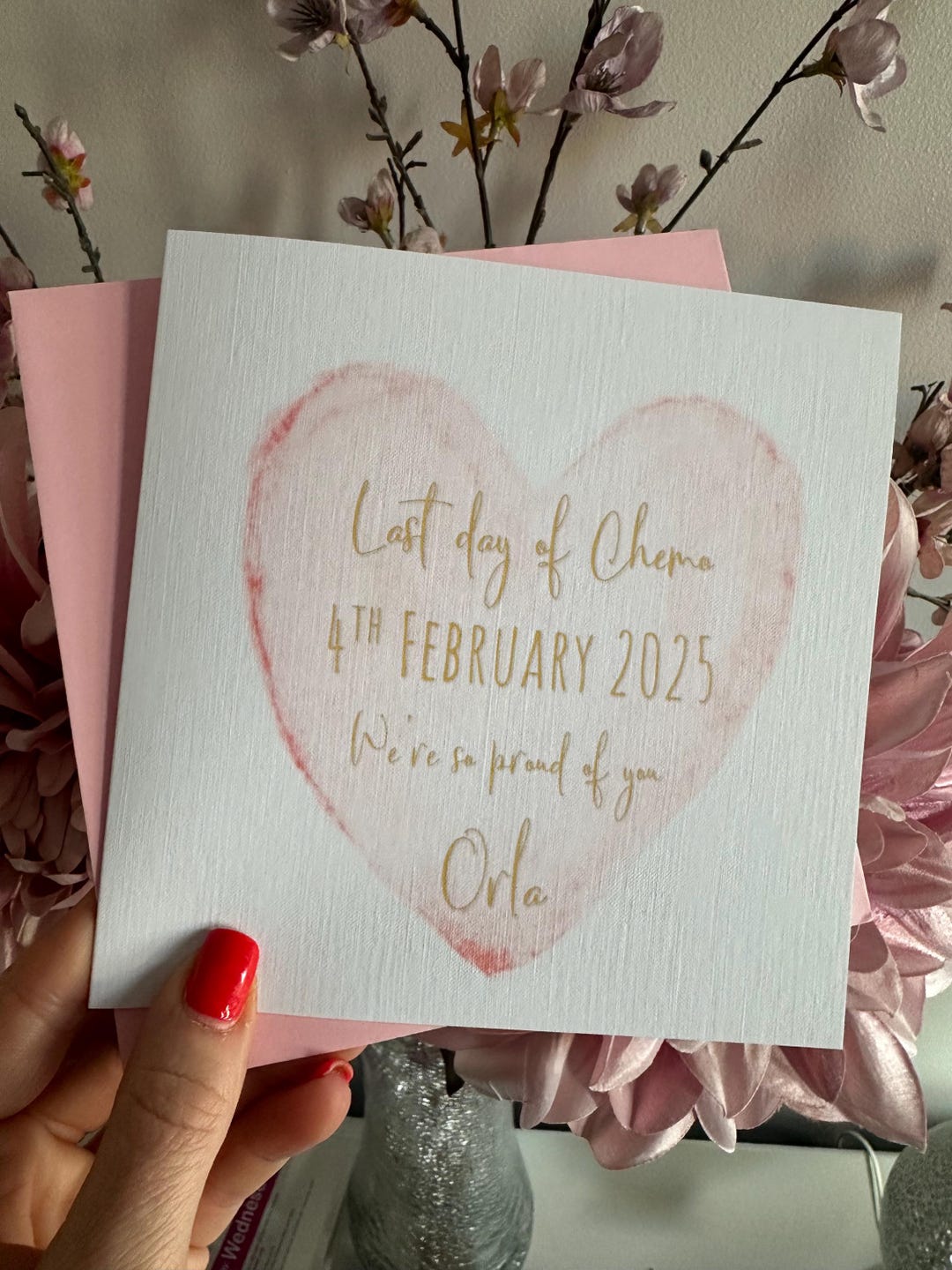 Personalised Last Day of Chemo Card: Cancer Treatment Graduation - Etsy