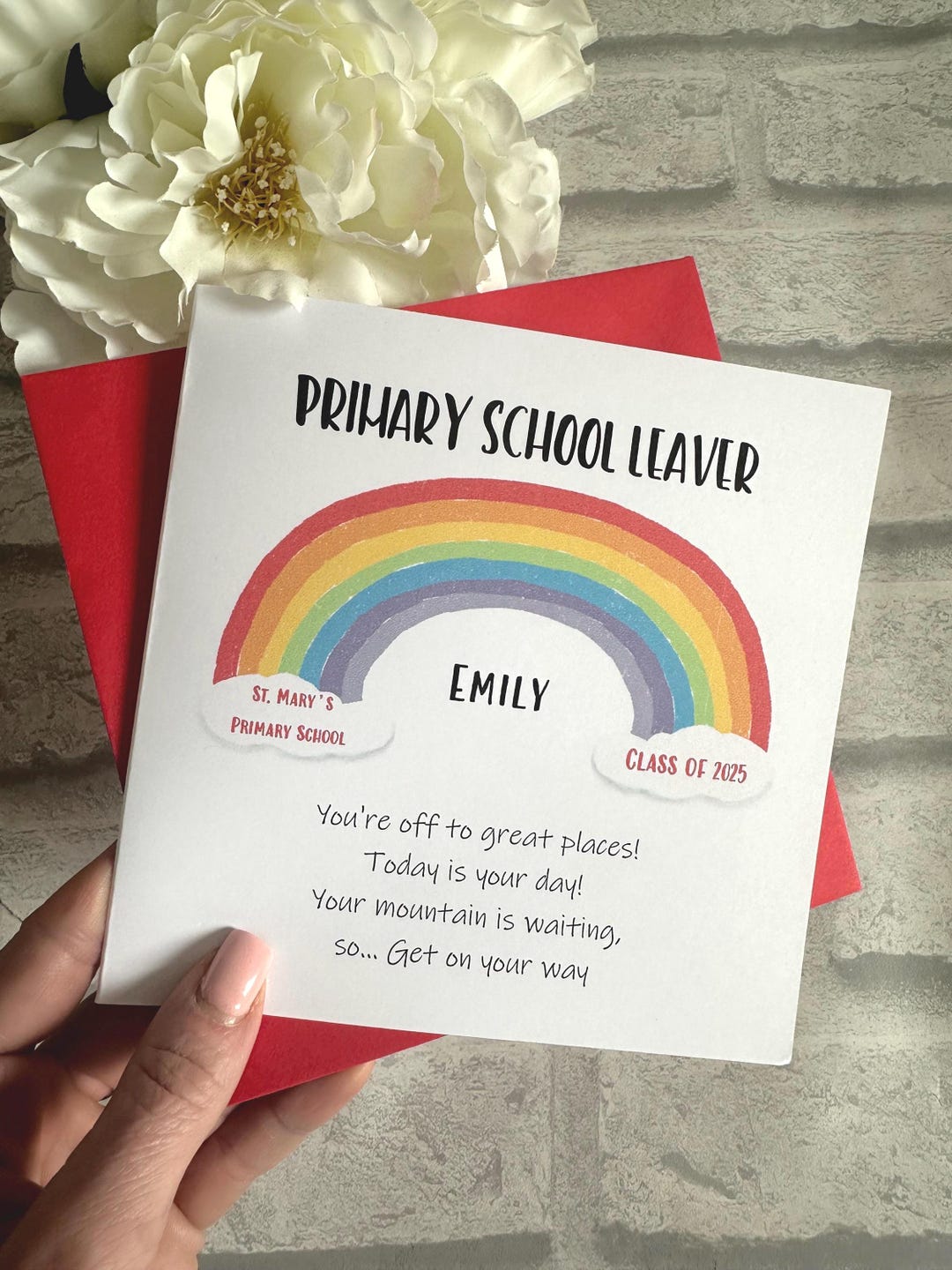 School Leaver Card, Class of 2025, End of Term, P7, Year 6, Primary ...