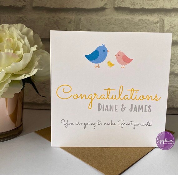 Congratulations Parents to Be Going Make Great Parents - Etsy