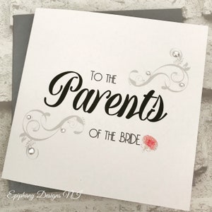 To the Parents of the Groom Congratulations, Wedding, Parents of the ...