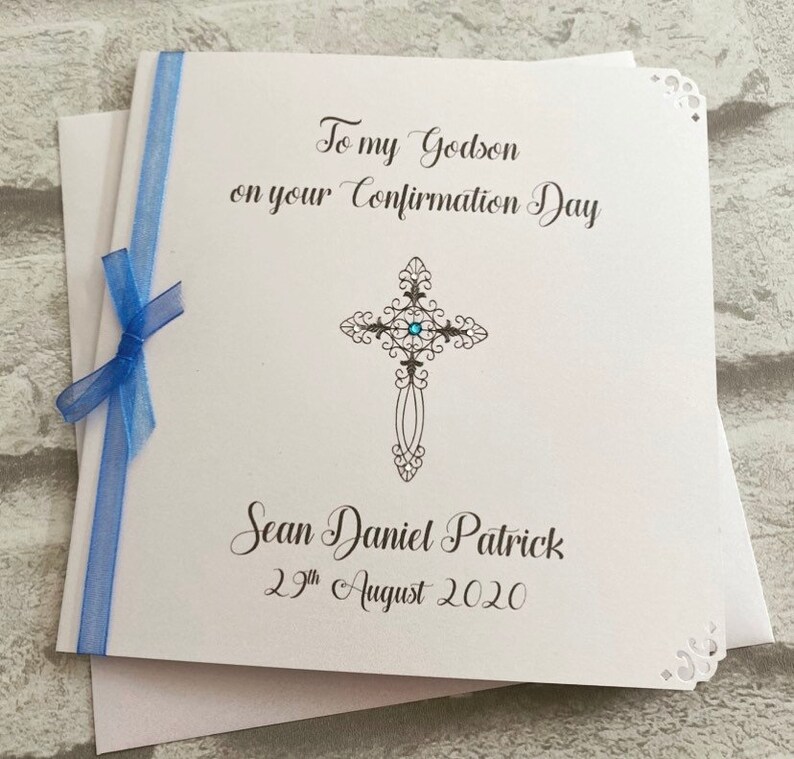 Luxury Communion or Confirmation Congratulations Card | Etsy UK