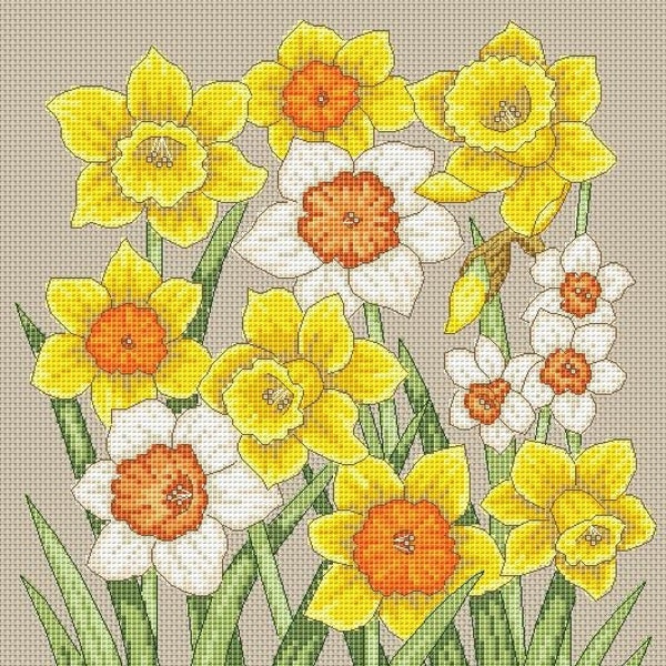 Spring Cross Stitch - Etsy