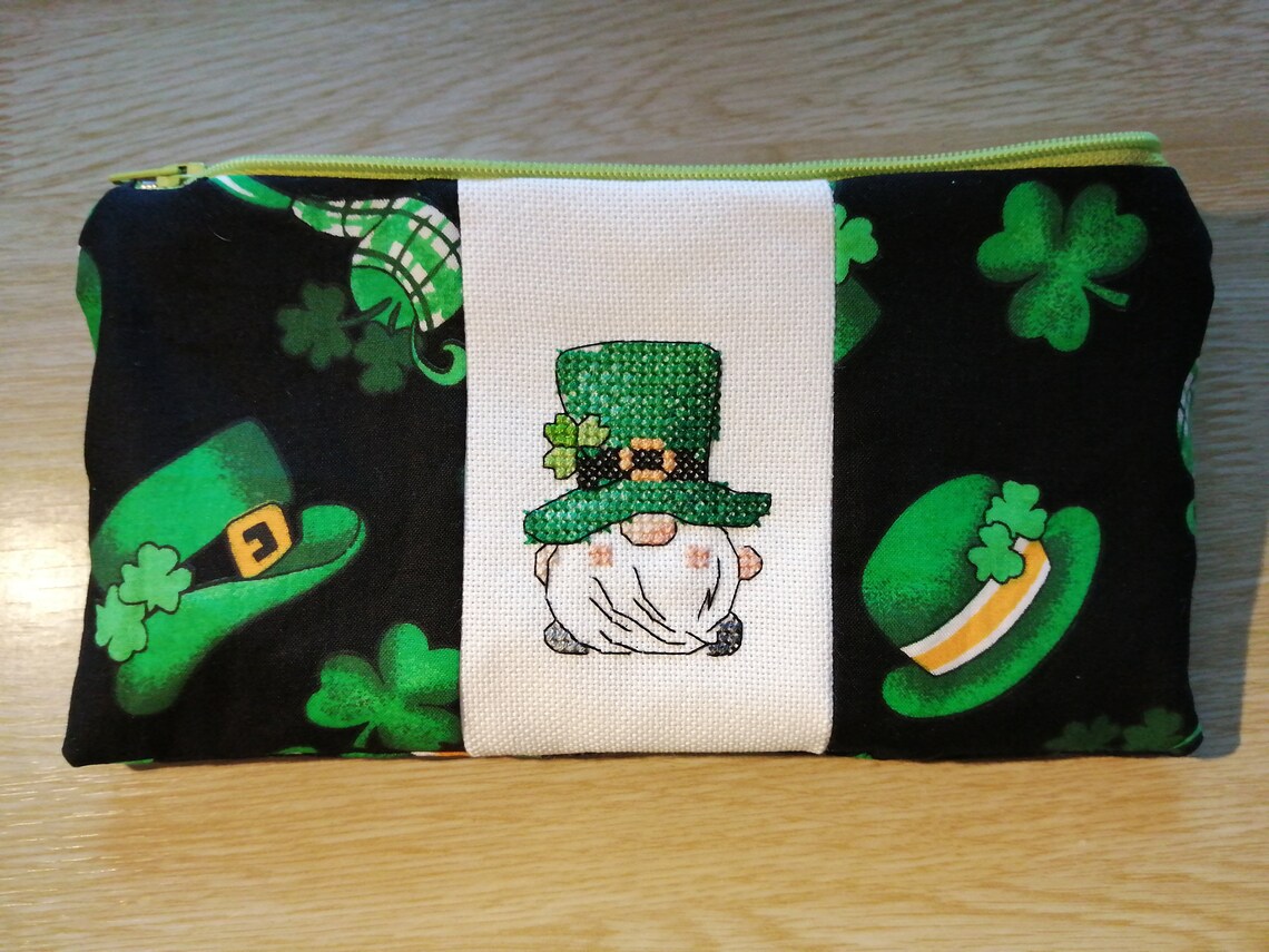 Irish Gnomes Flat Case / Small Purse / Purse Accessories / Gift for Her ...