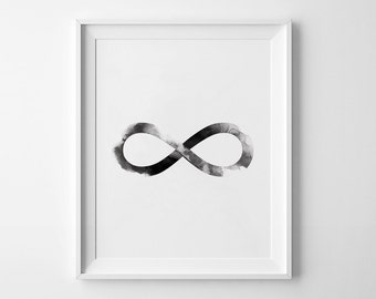 Infinity print | Etsy