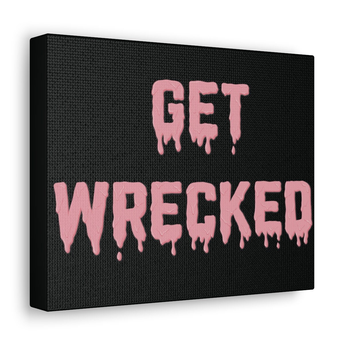 Get Wrecked Canvas, Dorm Room Decor, Dorm Canvas, College Care Package ...