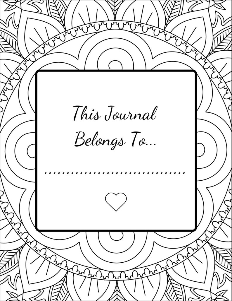 Relaxation Journal | Prompt Journal | Coloring Book | 68 Fun & Engaging ...