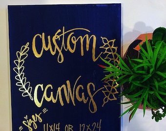 Canvas quotes | Etsy