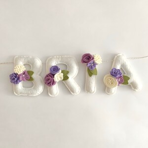 CUSTOM COLORS Felt Name Sign felt Name Banner Name Pennant Felt Name ...