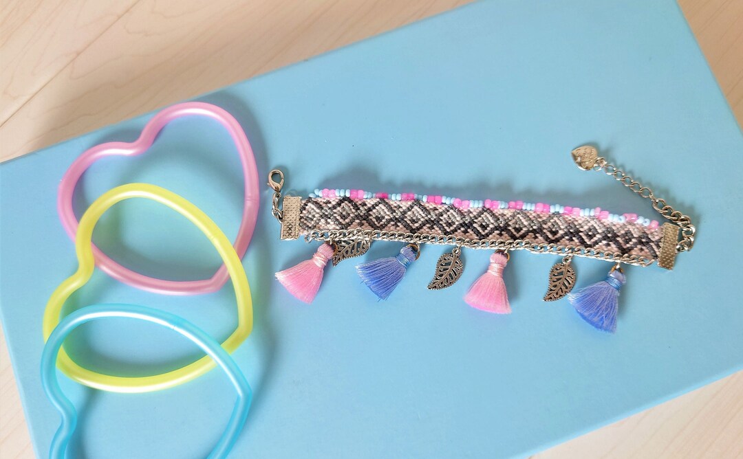 Gorgeous Pastel Friendship Bracelet Unique Gift for Woman Who - Etsy