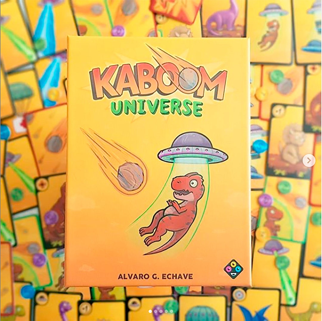Kaboom Universe Card Game. Perfect for Board Game, Dinosaurs or Aliens ...