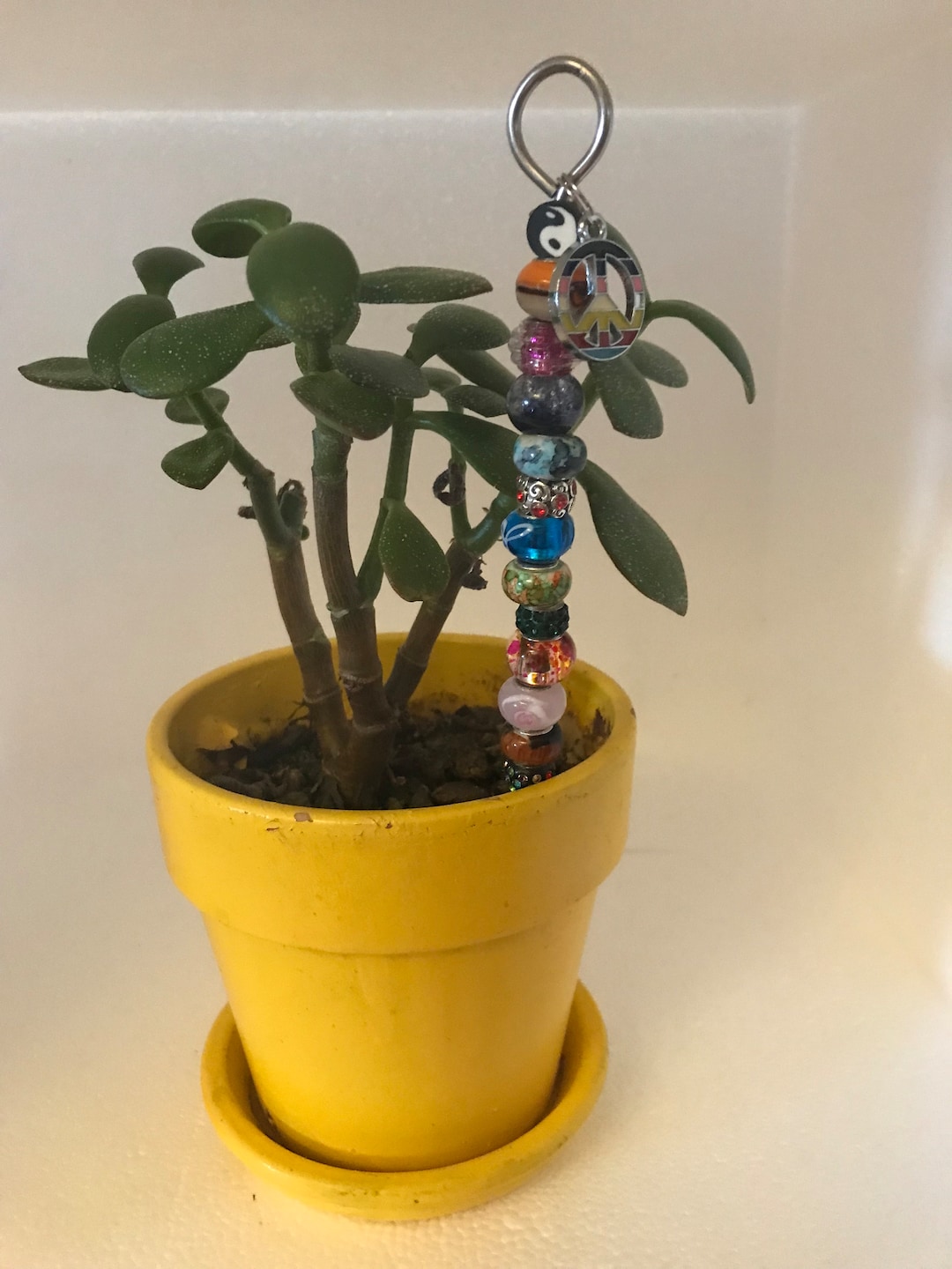 Flower Pot Bling,beaded Plant Stick - Etsy