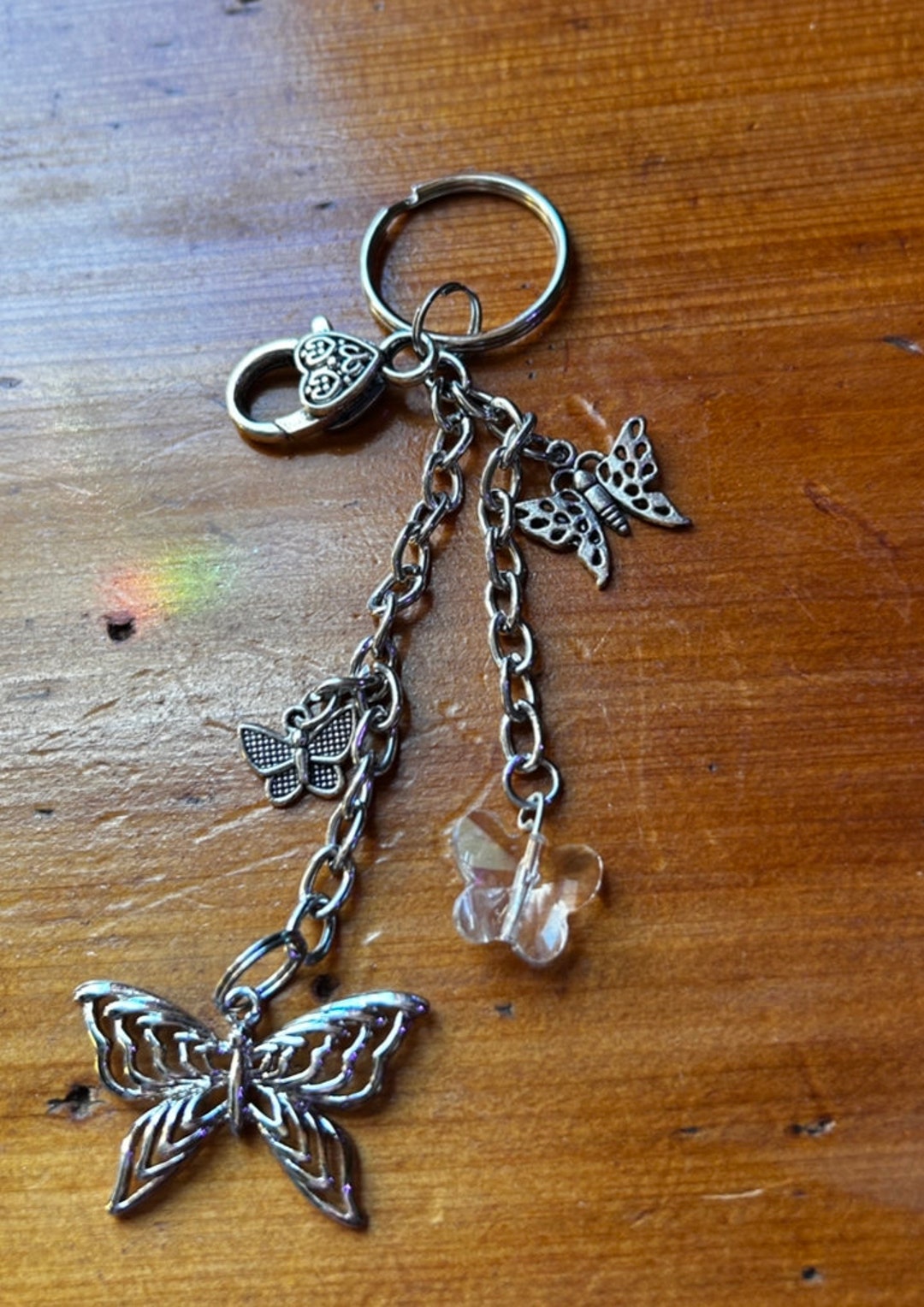 Butterfly Key Ring, Purse Charm, Car Mirror Charm - Etsy