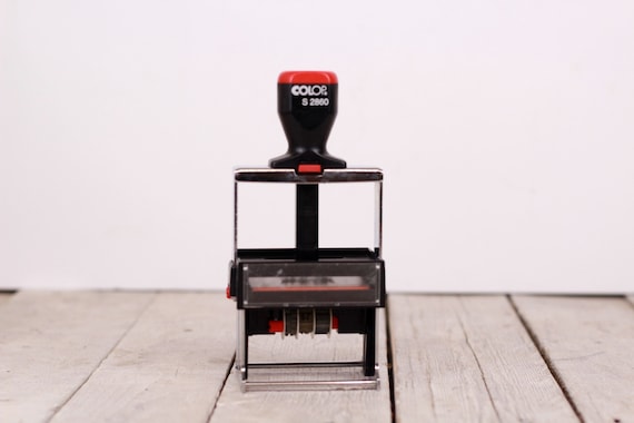 Roller Date Stamp Numbering Machine Numbering Stamp Hand | Etsy