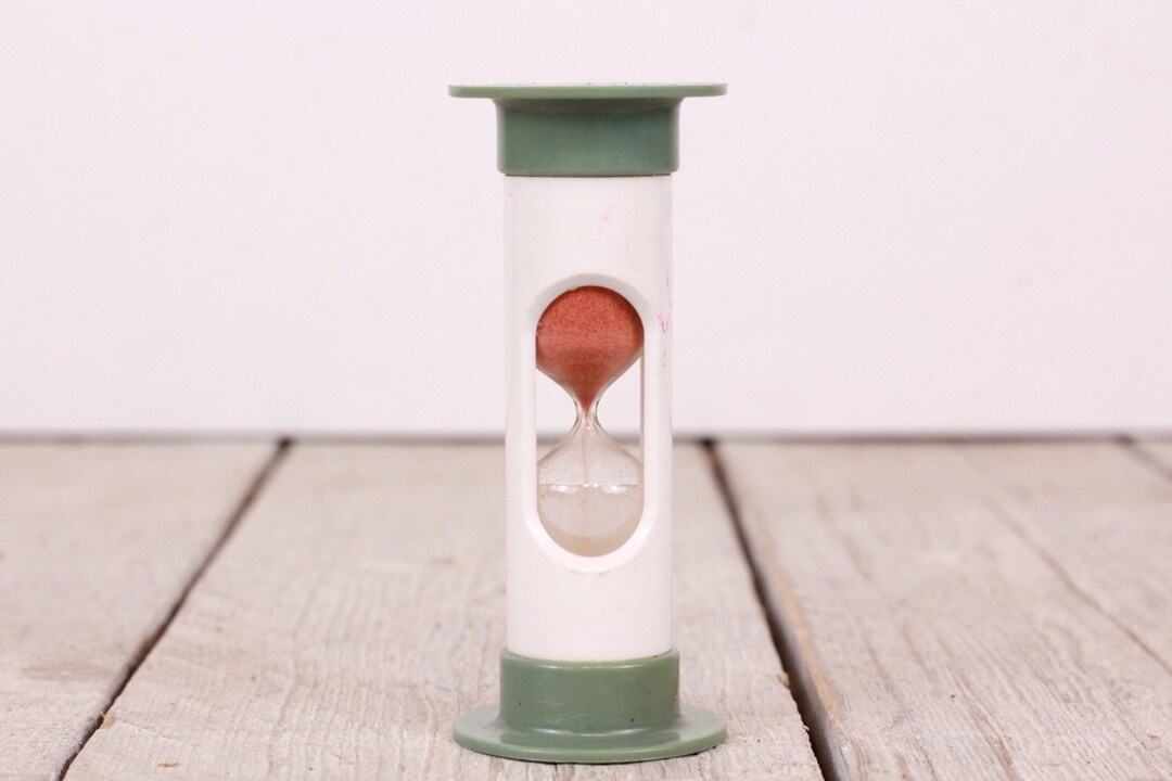Vintage Small Plastic Sand Clock, Hourglass Sand Timer, Sandglass - Etsy
