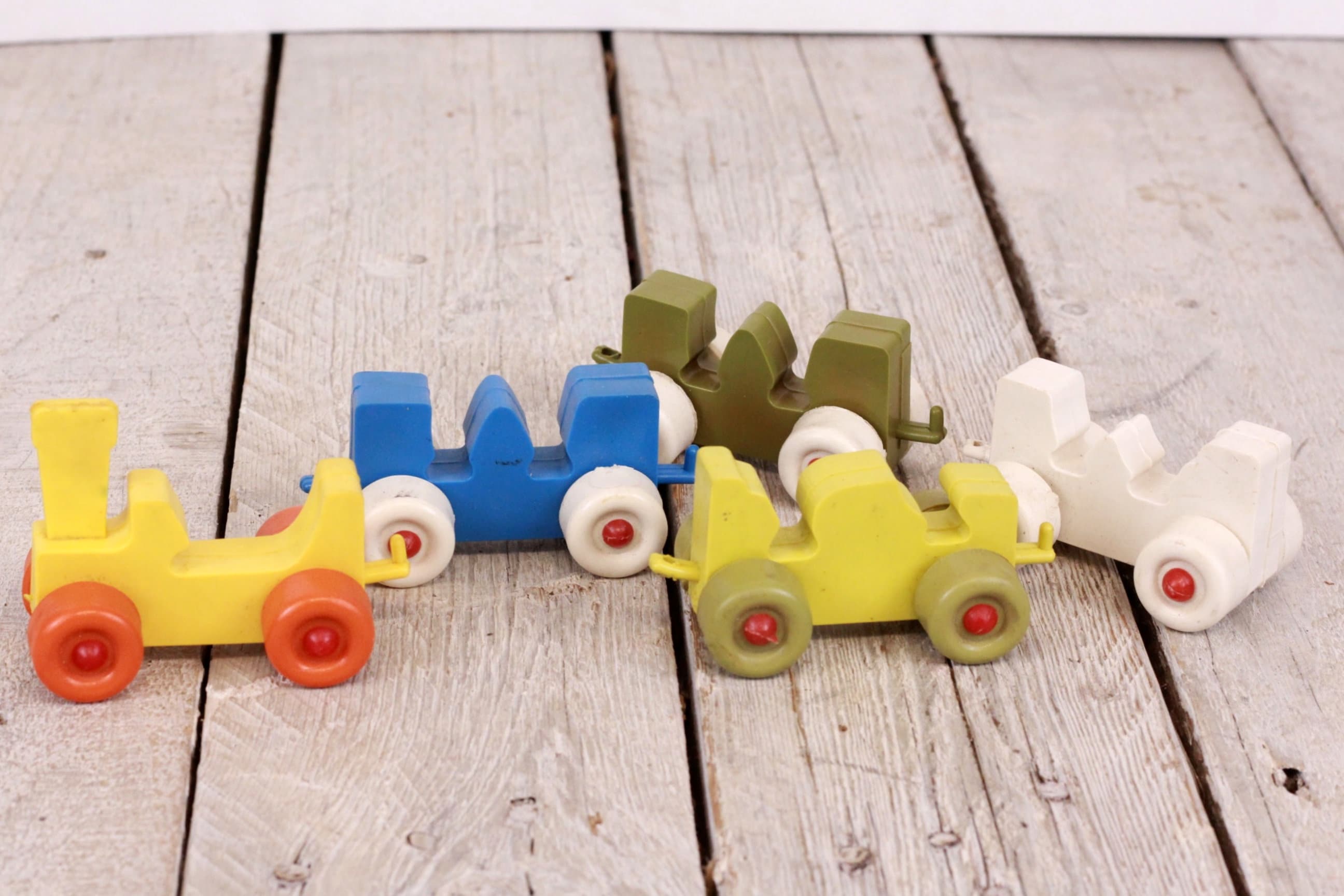 Vintage Small Hard Rubber Train, Pull Toy, Children Room Decor, Retro ...