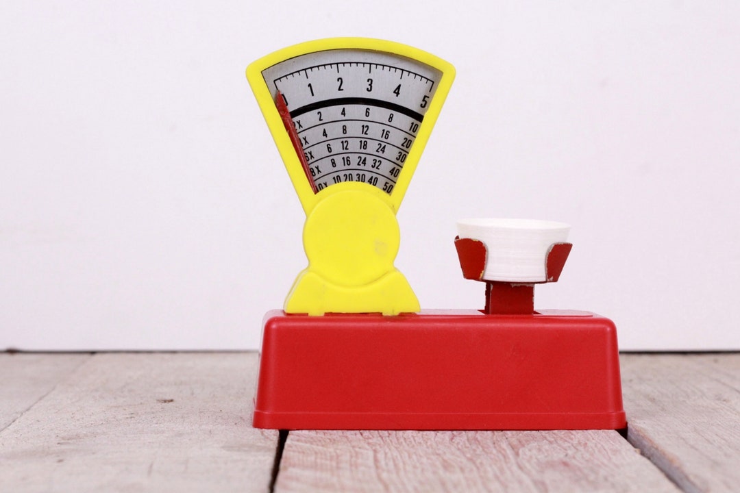 Old Weighing Scale, Vintage Toy, Miniature - Etsy