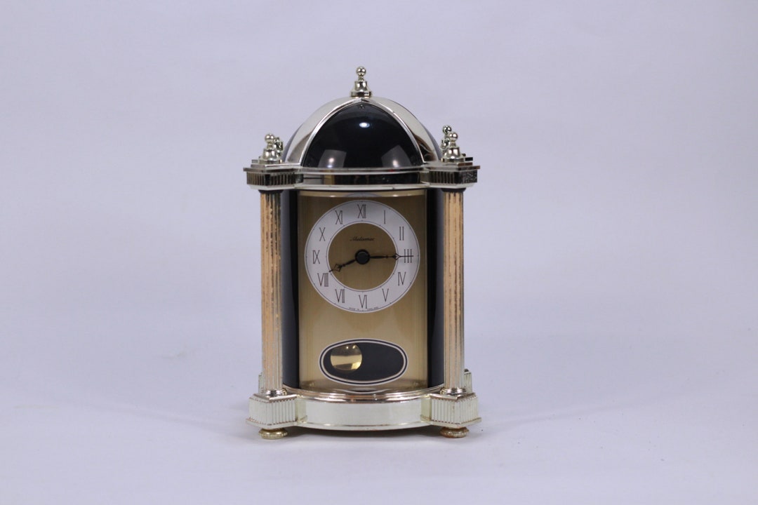 Vintage Metamec Table Clock: English Quartz Desk Clock - Etsy