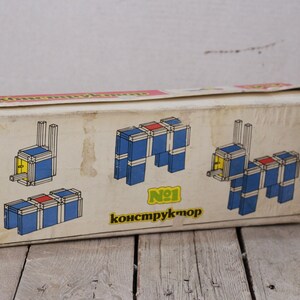 Vintage Plastic Constructor Set in Box, Children's Toy - Etsy