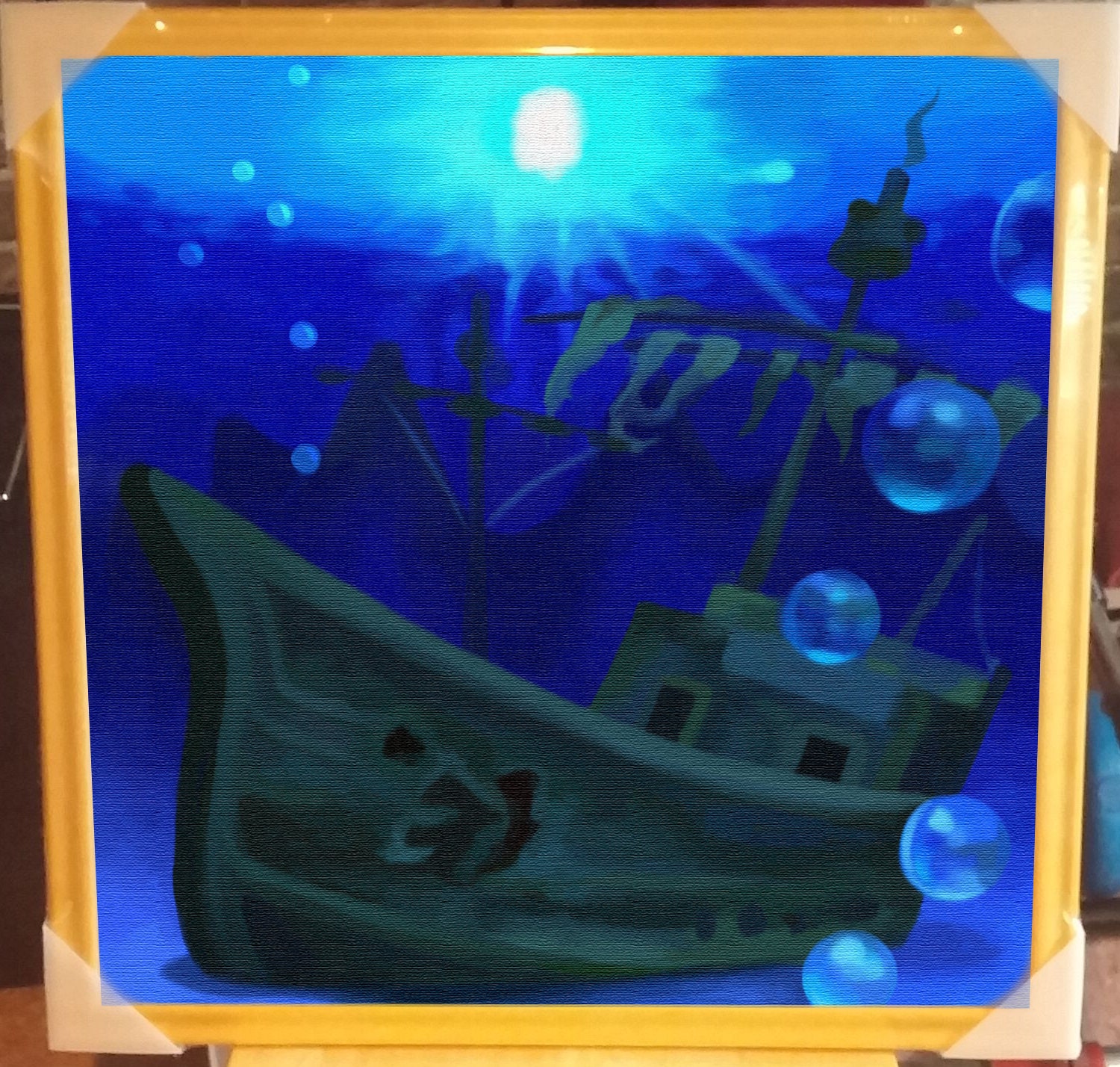 Jolly Roger Bay Mario 64 50x50 cm Impresión de lona - Etsy México