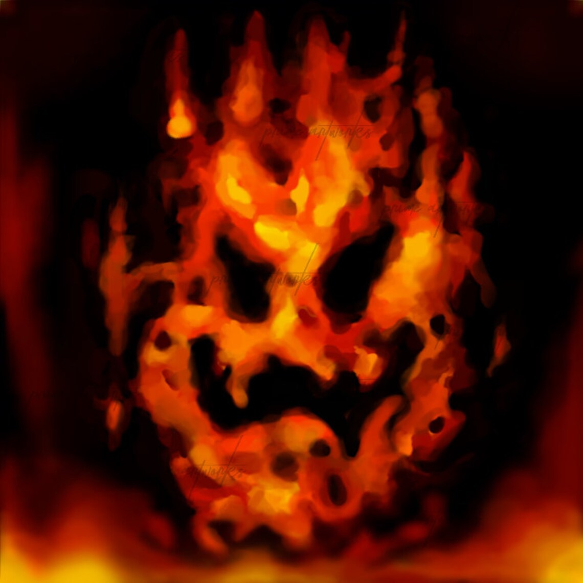 Lethal Lava Land Mario 64 50x50 Cm Canvas Print Etsy