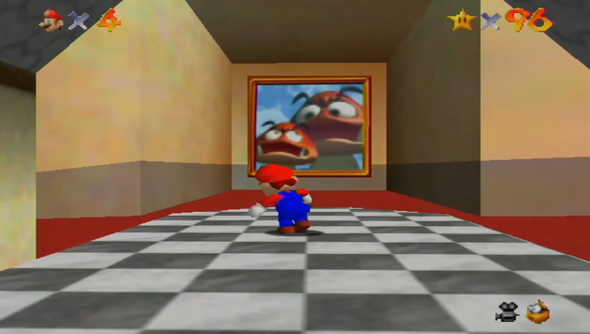 Tiny-huge Island Mario 64 50x50 Cm Canvas Print - Etsy UK