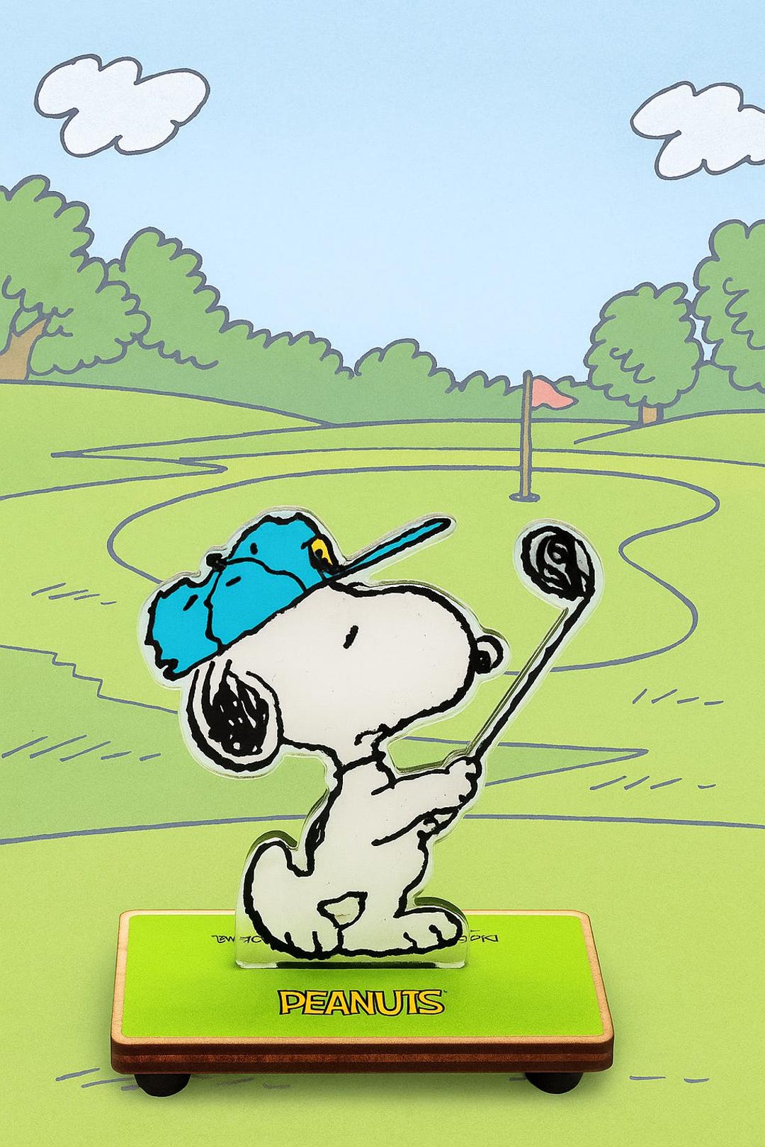 Peanuts Golfer Snoopy Laser Sculputre - Etsy
