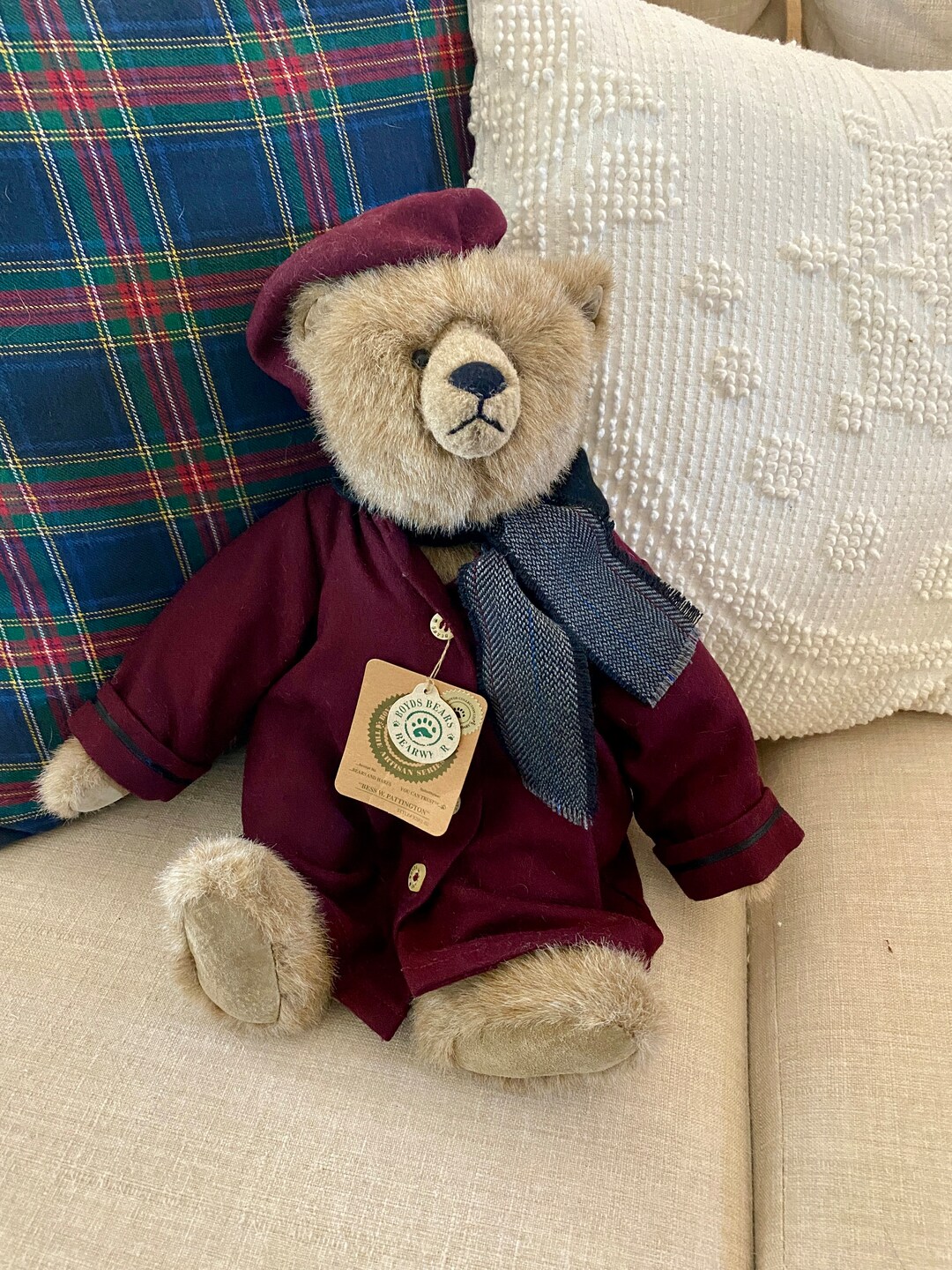 Boyds Bear "bess W. Paddington" Collectible Bear, Pat Murphy Designs ...