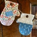 Cutter Quilt Mittens Cutout Garland, Repurposed Quilt Bunting, Winter ...