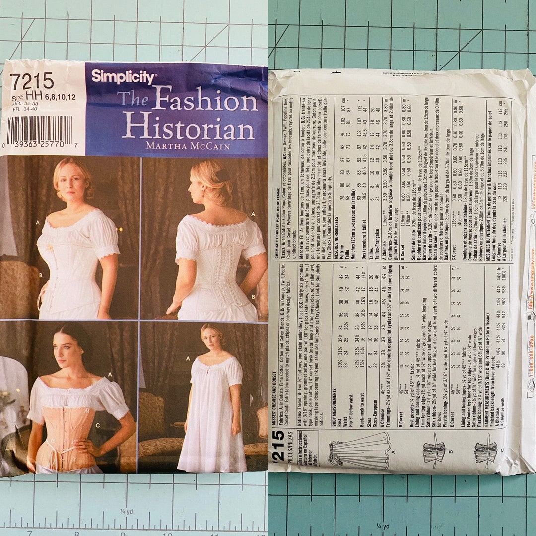 Vintage-look History Costume Patterns Simplicity, Butterick, Mccalls ...