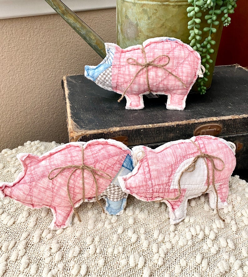 Cutter Quilt Pigs, Vintage Quilt Pigs, Quilt Pig Bowl Fillers ...