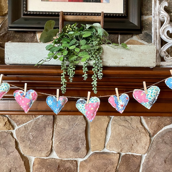Heart Garland - Etsy