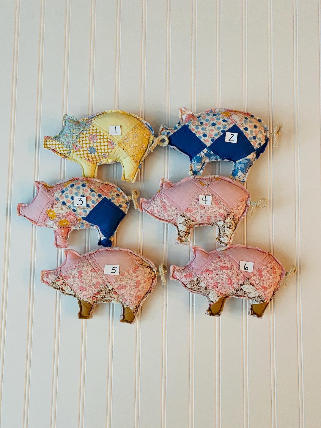 Cutter Quilt Pigs, Vintage Quilt Pigs, Quilt Pig Bowl Fillers ...