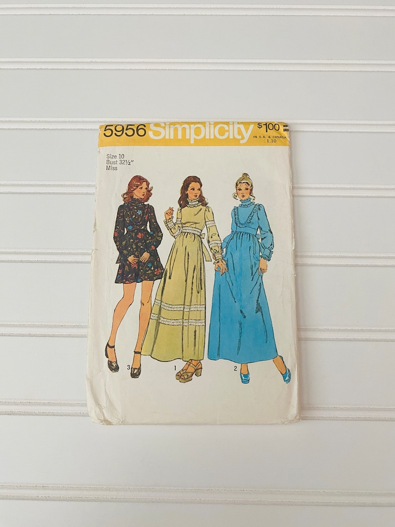 Vintage 70s-80s Sewing Patterns, Simplicity Mccalls Butterick ...