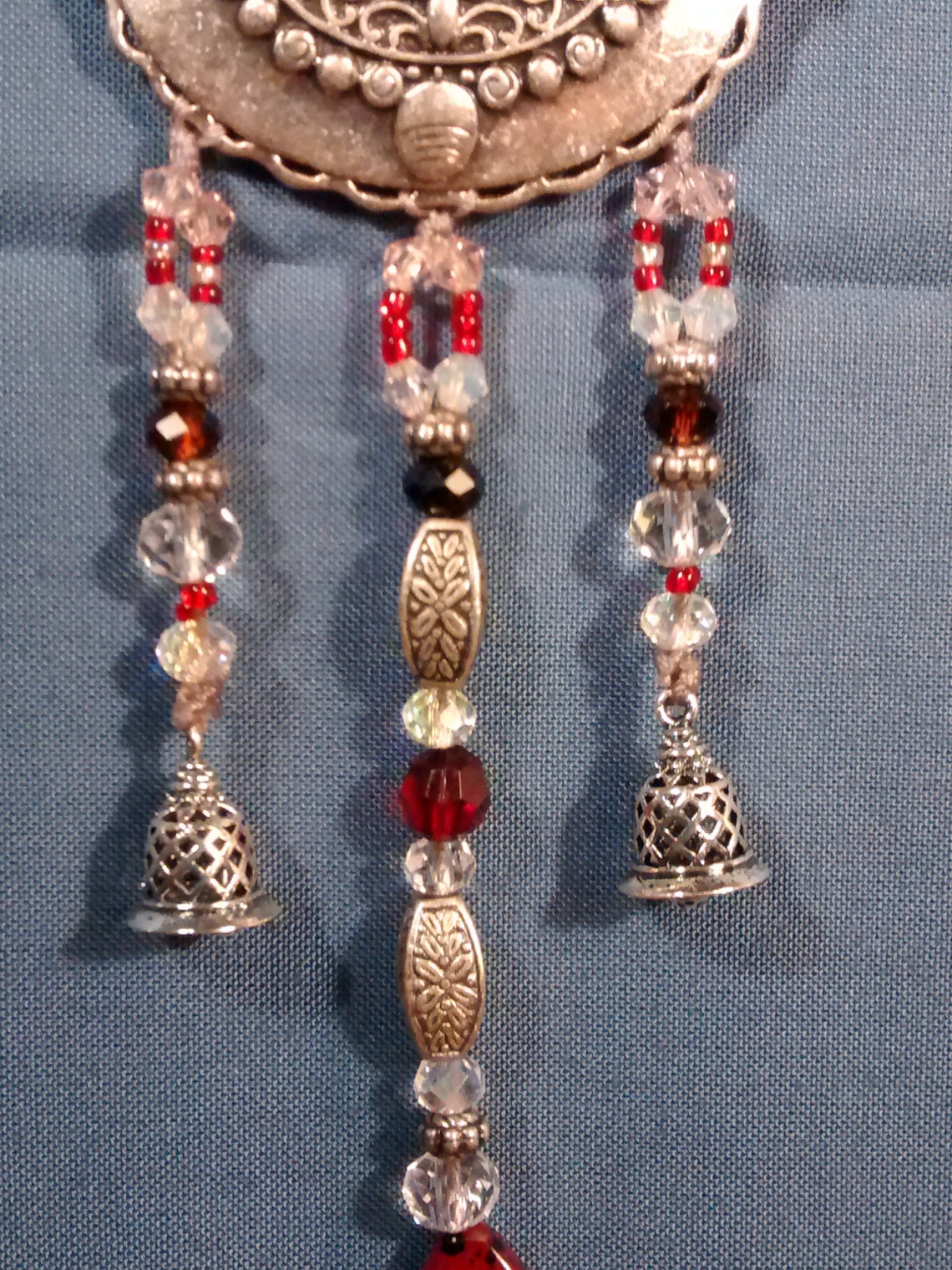 Wall jewelry elegant jeweled hanging pretty wall decor | Etsy