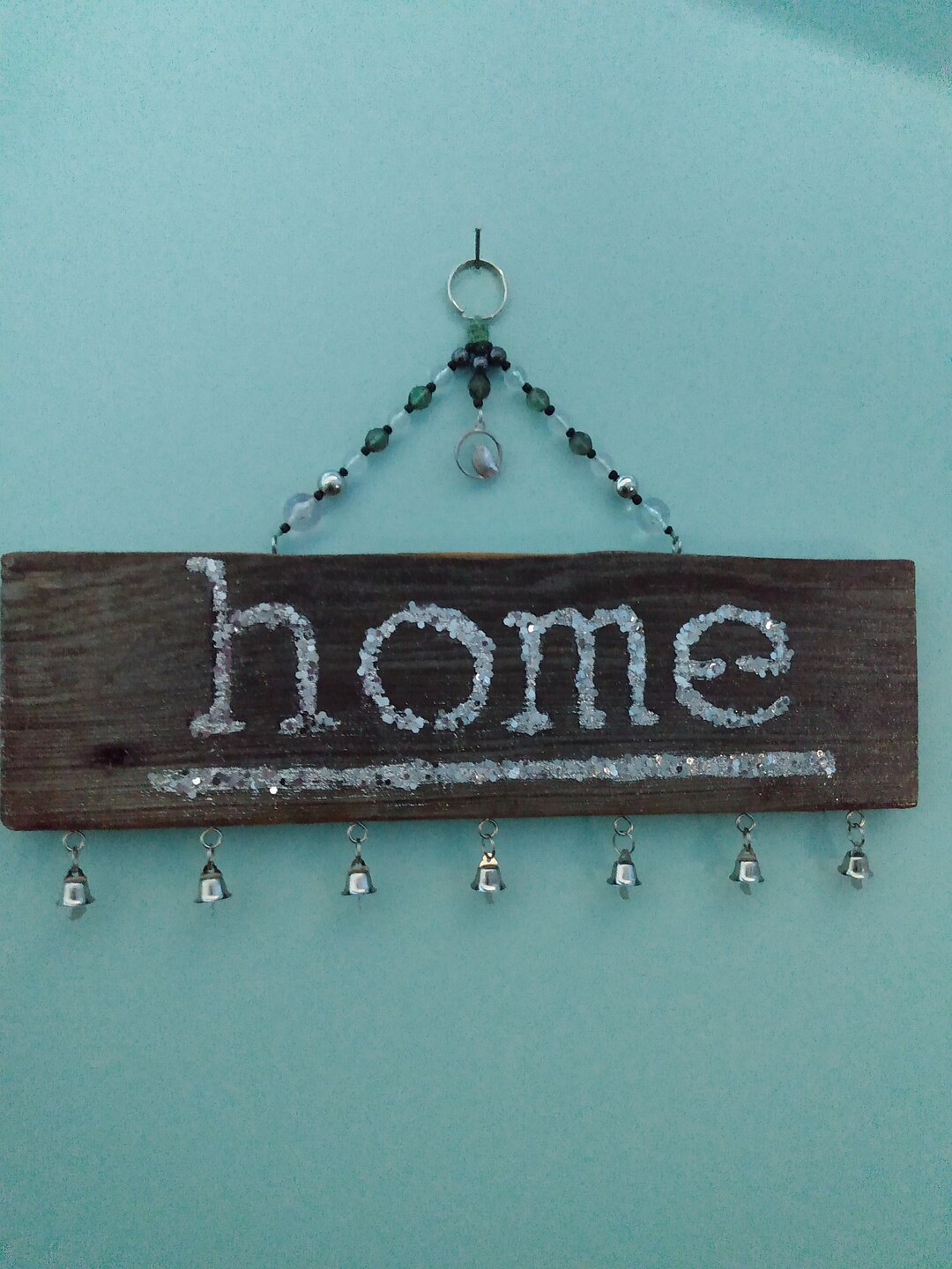 SPECIAL SALE! Rustic, Door Sign, "home", Jeweled, Song Bird, Sparkly ...