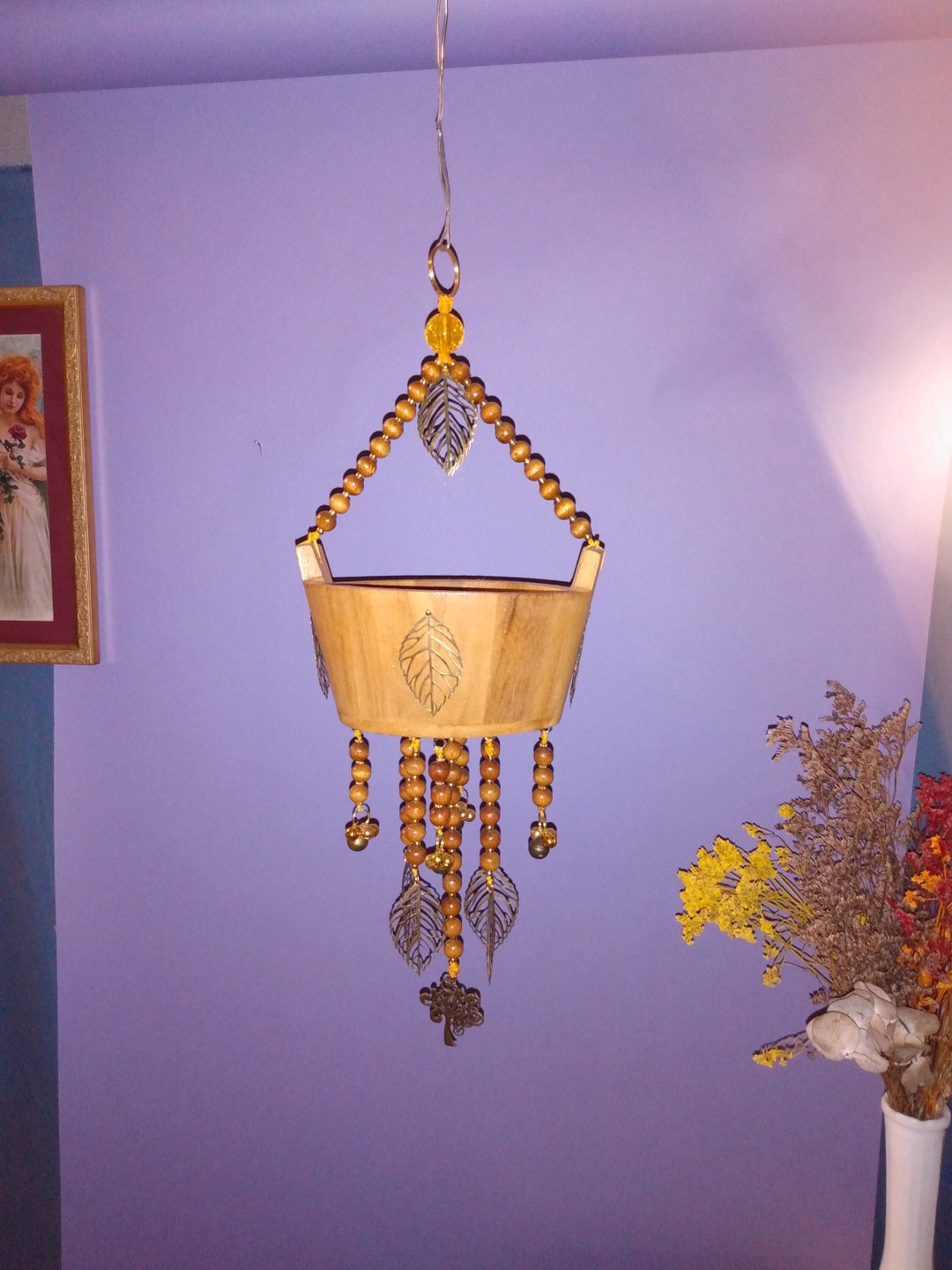 Philippine Luan Wood, Hanging Basket, Tree of Life, Autumn Decor, Room ...