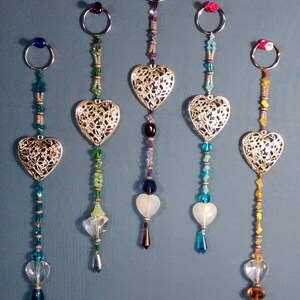 LOVE Yellow Silver Heart Wall Jewelry GIFT Birthday - Etsy