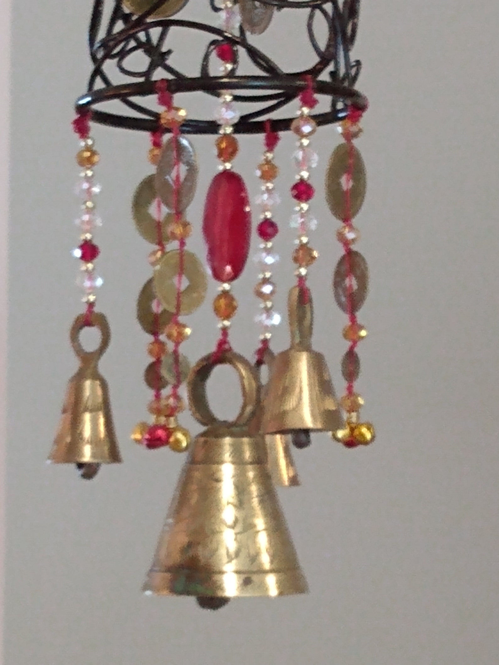 Beautiful Sound Bell Hanging, Decorative, Brass, Asian Bells, Great ...