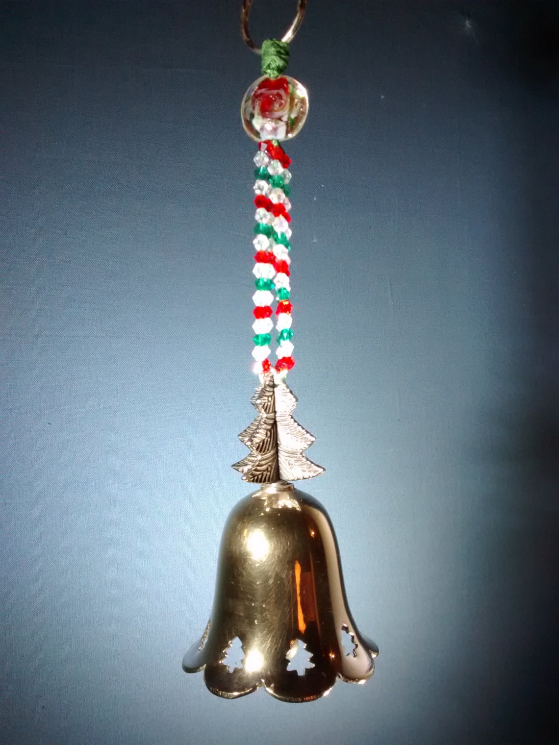 SALE! Christmas Silver Bell, Holiday Decor, Ornament, Great Gift ...
