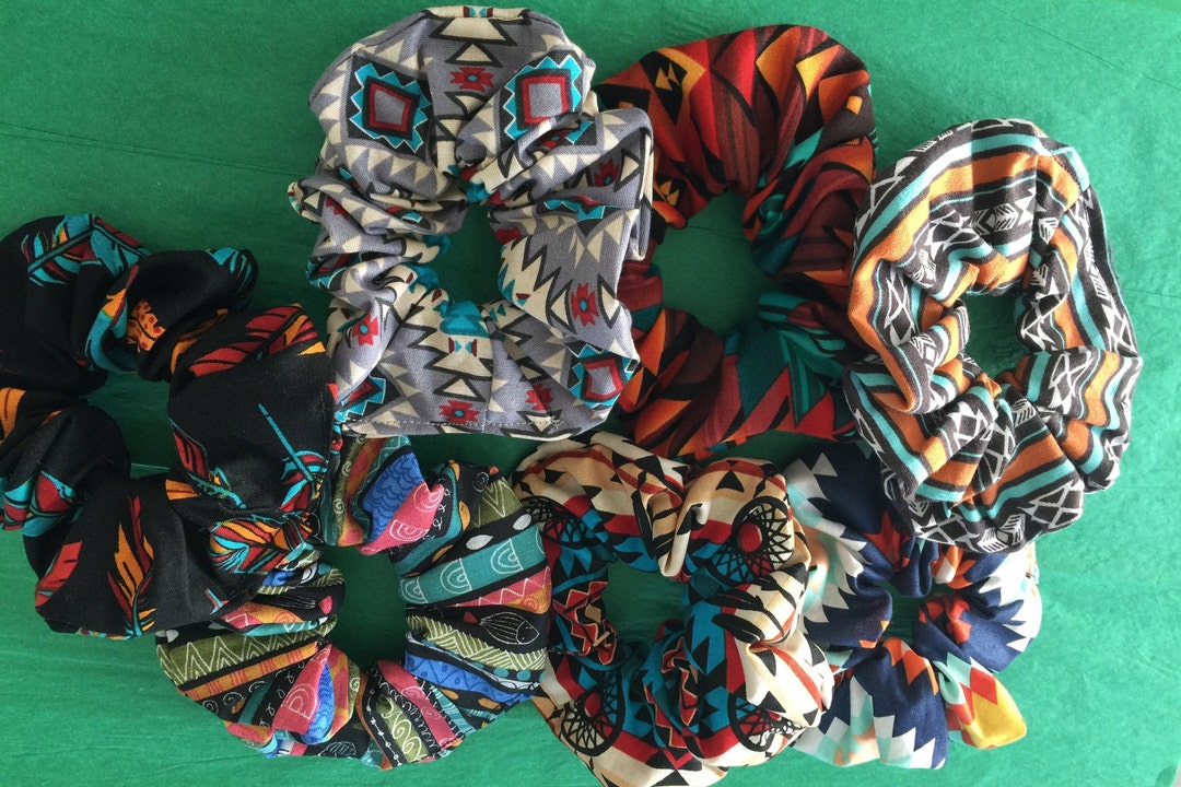 The Native American Inspired Scrunchies Collection 10 Styles to Choose ...