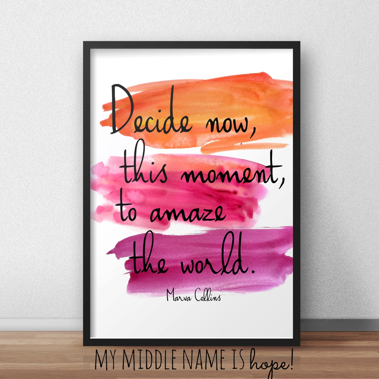 Marva Collins Quote, Classroom Quote Print, Little Girl Room Art ...