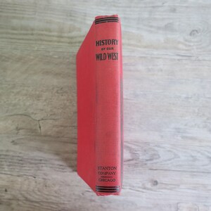 Antique 1901 History of Wild West and Stories of Pioneer Life Hardcover ...