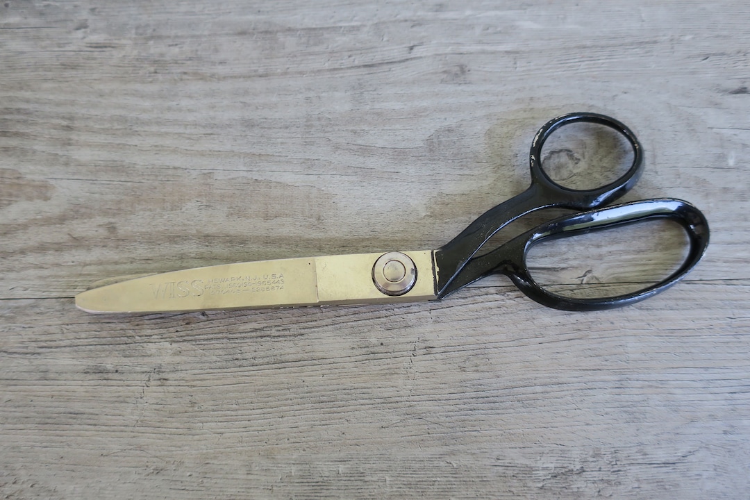 Vintage 9 Inch Pinking Shears by Wise, Sewing Scissors, Sewing Tools ...