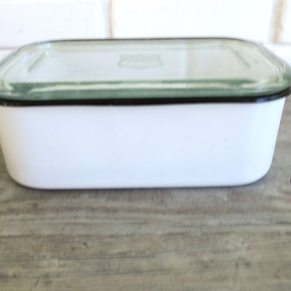 Enamel Pan With Lid - Etsy