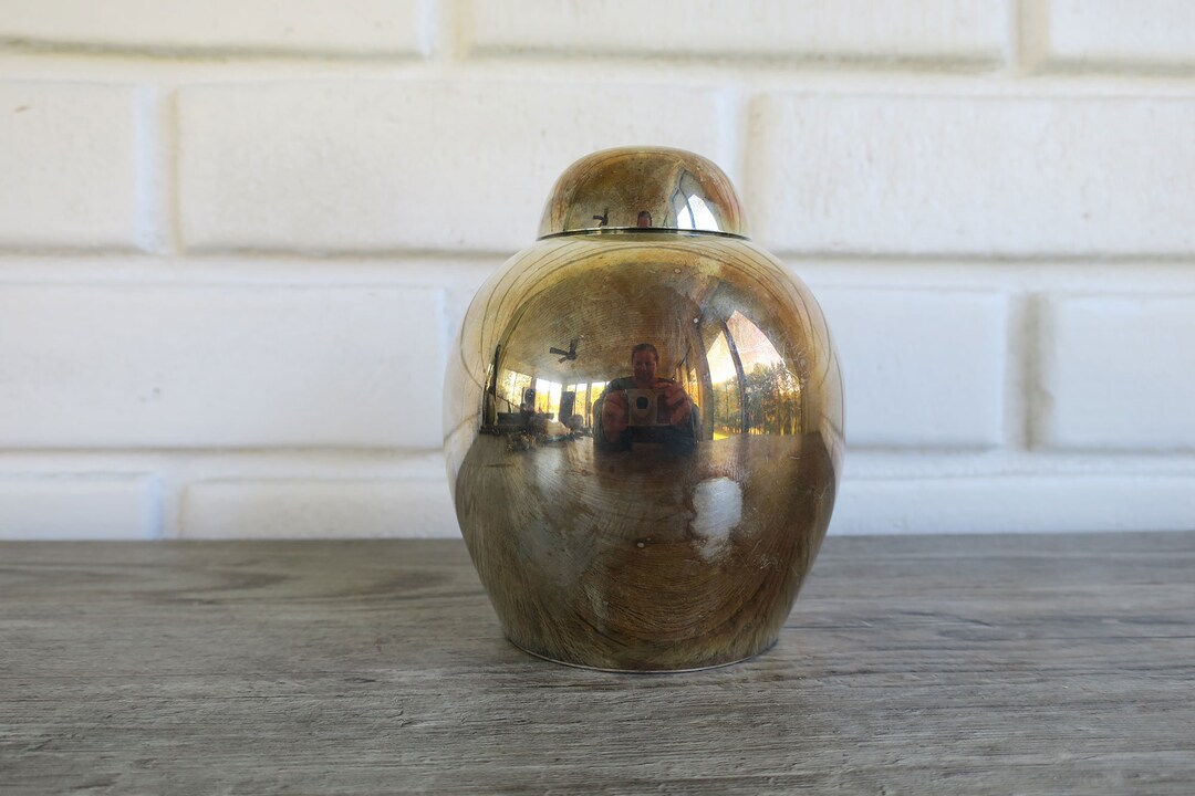 Vintage Small Silver Ginger Jar by Webster Wilcox Oneida, Den Library ...