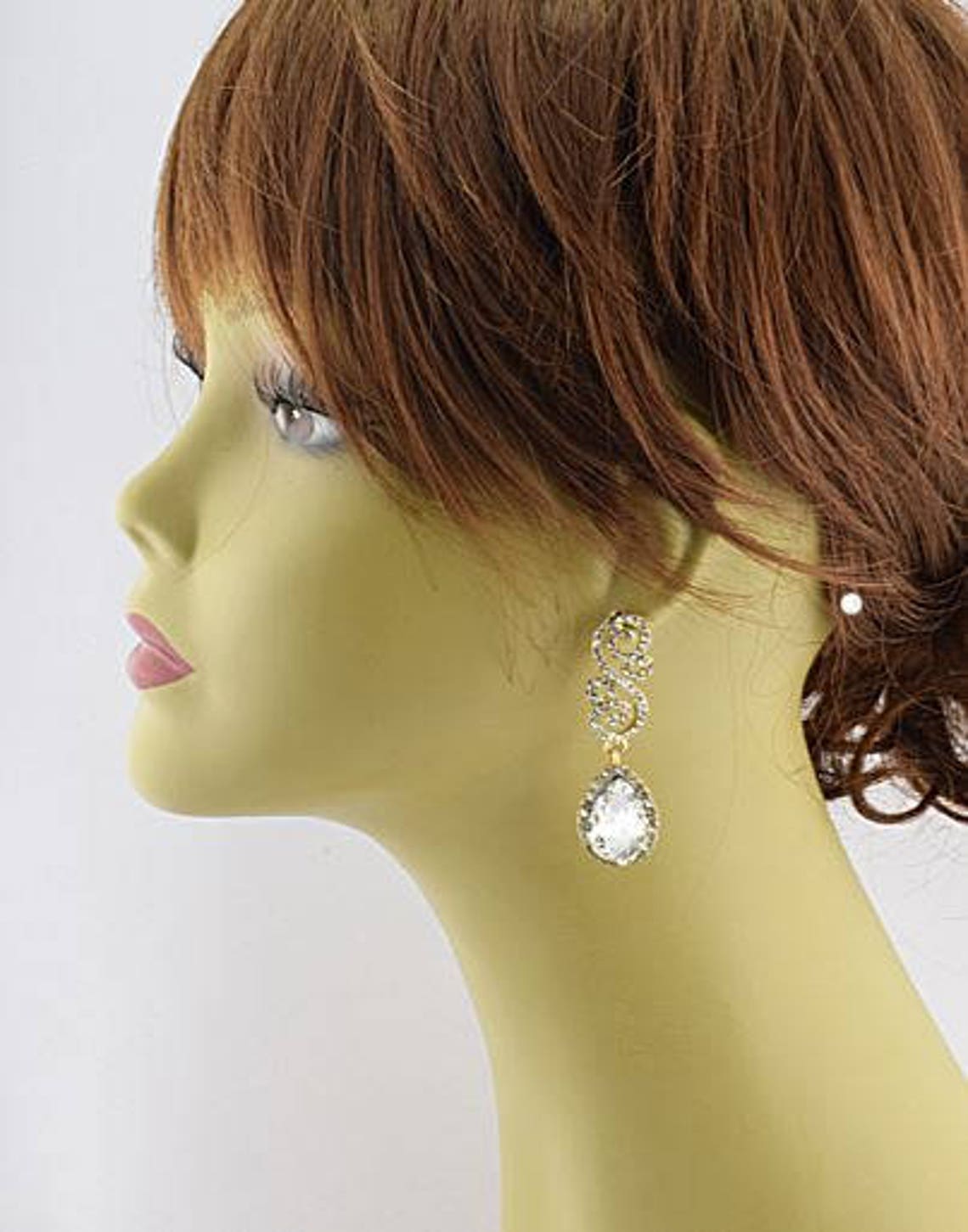 Rhinestone Earrings Dangle Drop Earrings Wedding Earrings Etsy Canada