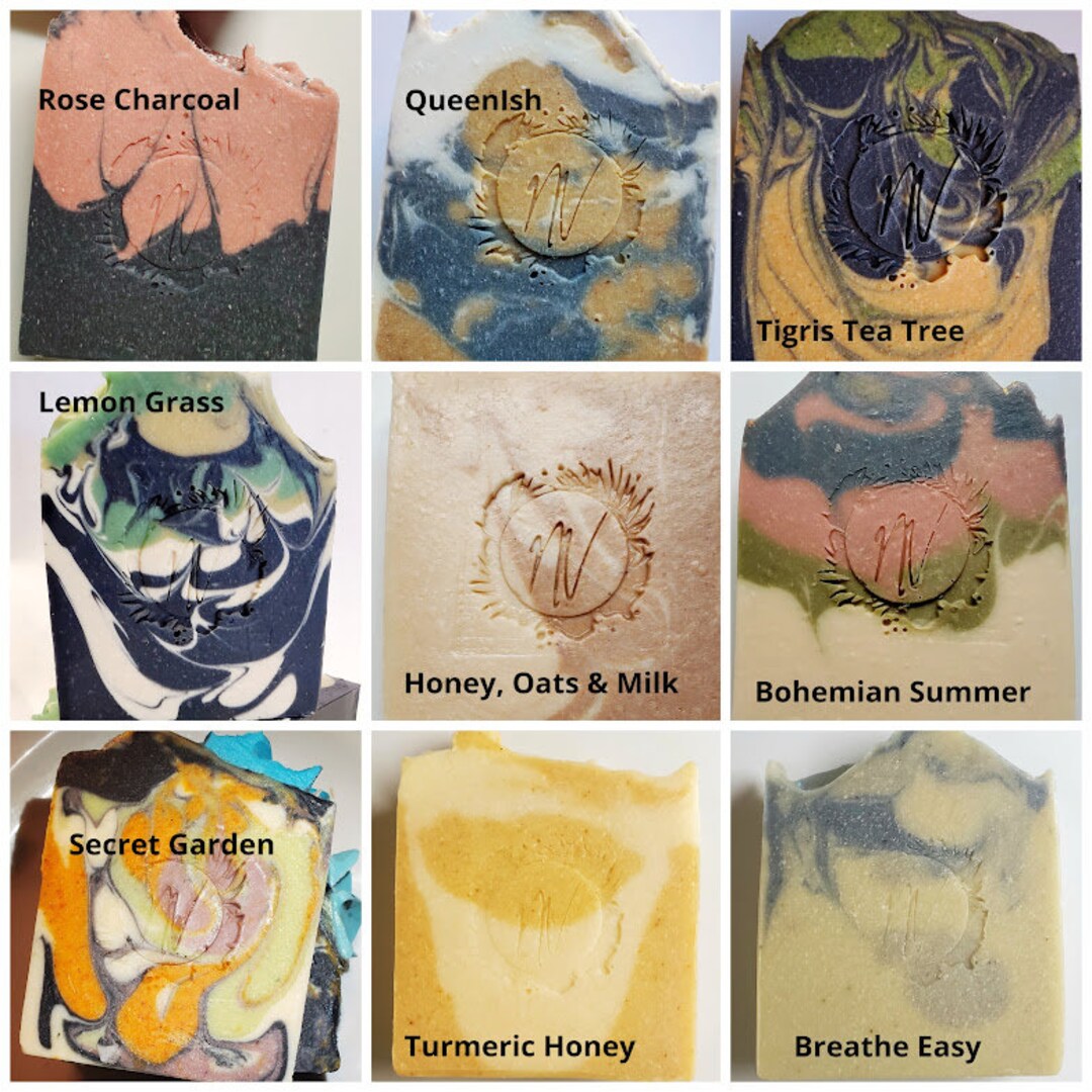 Clay Cold Press SOAP Scented, Unscented, Shea Butter, Sensitive Skin ...